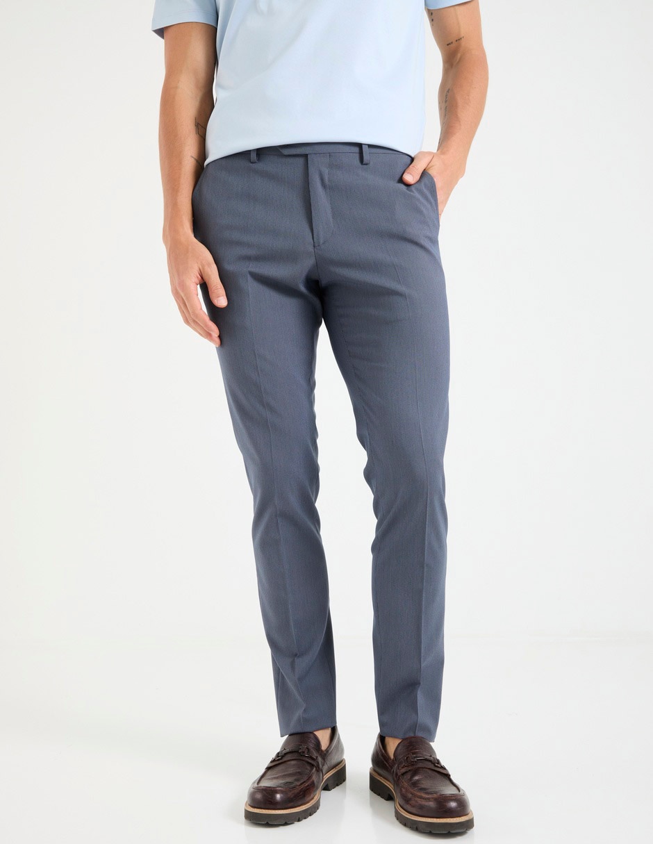 Pantalón de vestir slim Perry Ellis para hombre